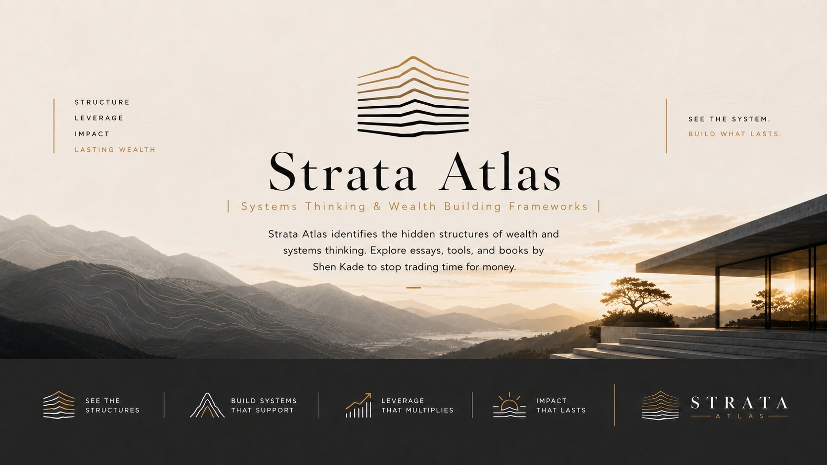 Strata Atlas - Systems Thinking, Wealth Structures, SHEN KADE Books